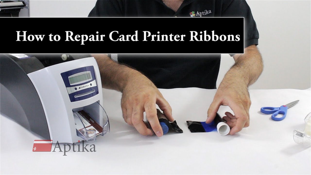 How To Repair A Broken ID Card Printer Ribbon - Aptika Canada Blog