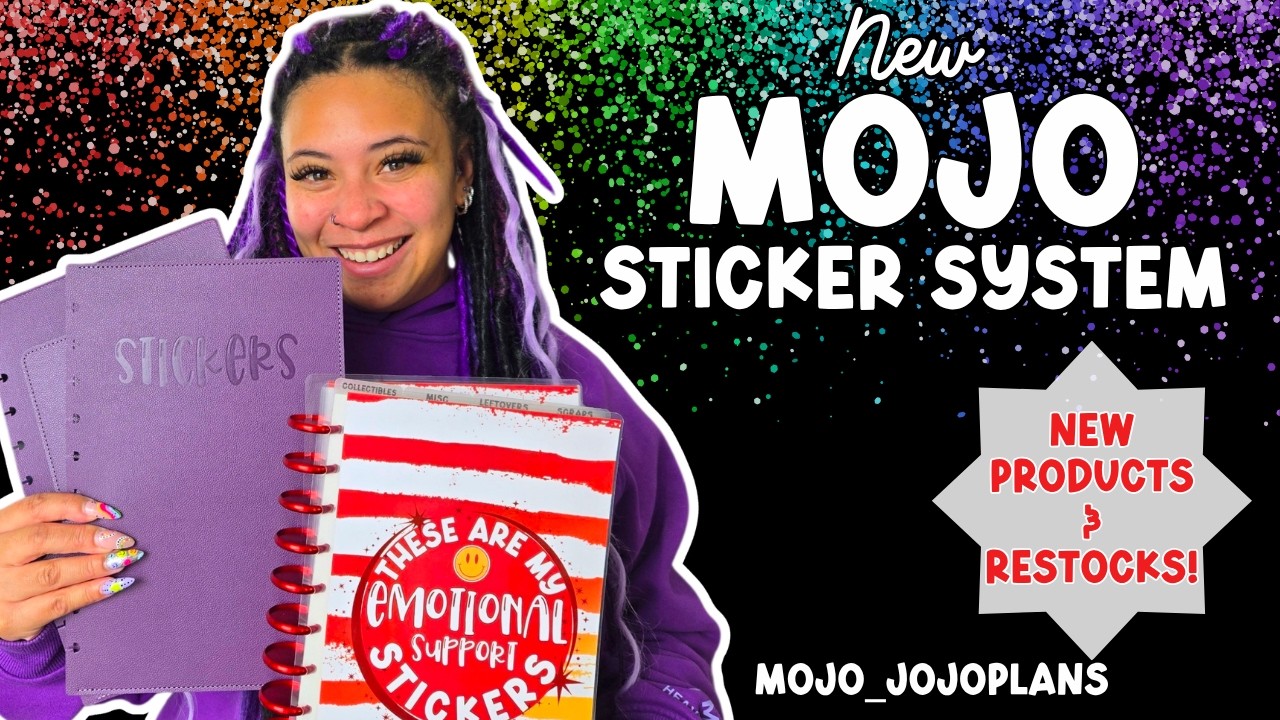 NEW Mojo Sticker System! New Products + Restocks! Mojo_JojoPlans