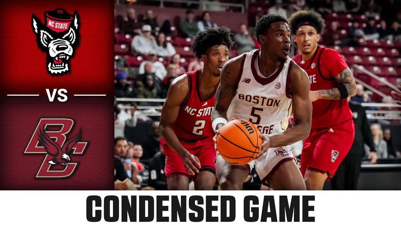 NC State vs. Boston College Condensed Game | 2025-26 ACC Men's Basketball
