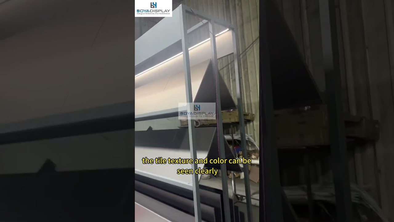 Izvlačni rotirajući stalak za uzorke kamena i pločica - Boya Displays ...