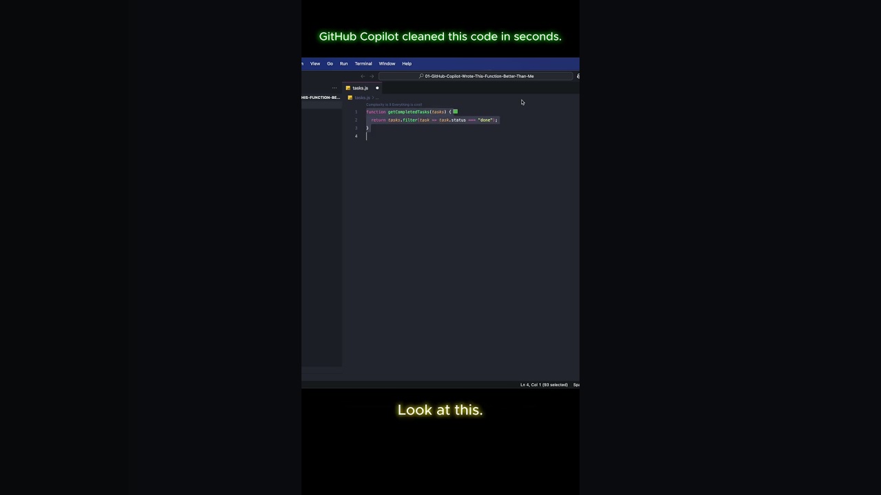 GitHub Copilot Refactored My JavaScript Function in 5 Seconds!