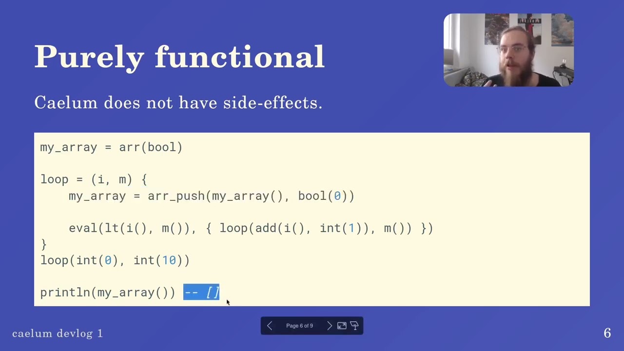 Caelum, the hyper-functional programming language