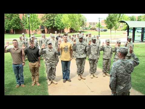 ROTC Swearing-In Ceremony Adds 9 New Cadets (VIDEO) – MTSU News