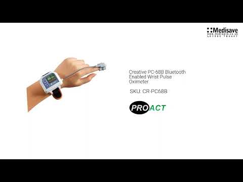 Creative PC 68B Bluetooth Enabled Wrist Pulse Oximeter CR PC68B