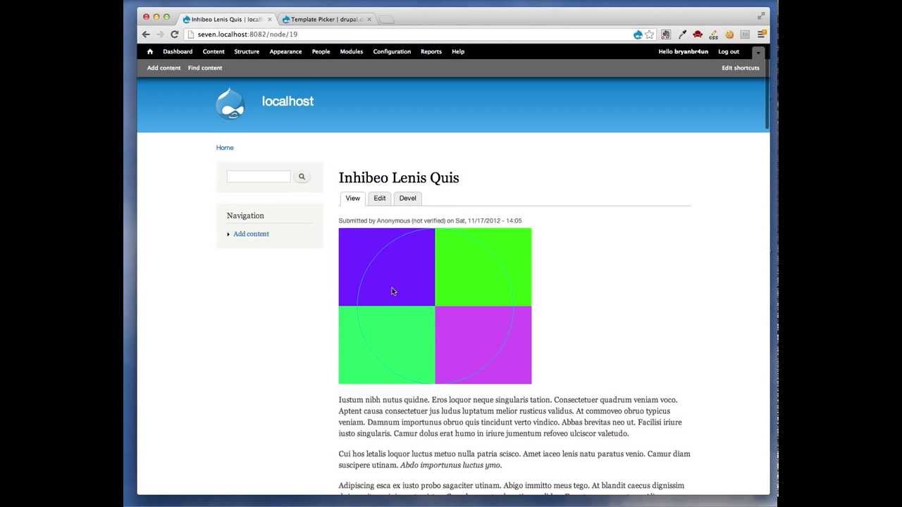 Drupal Template Picker Demo