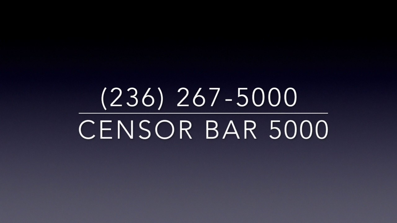 Censor Bar 5000