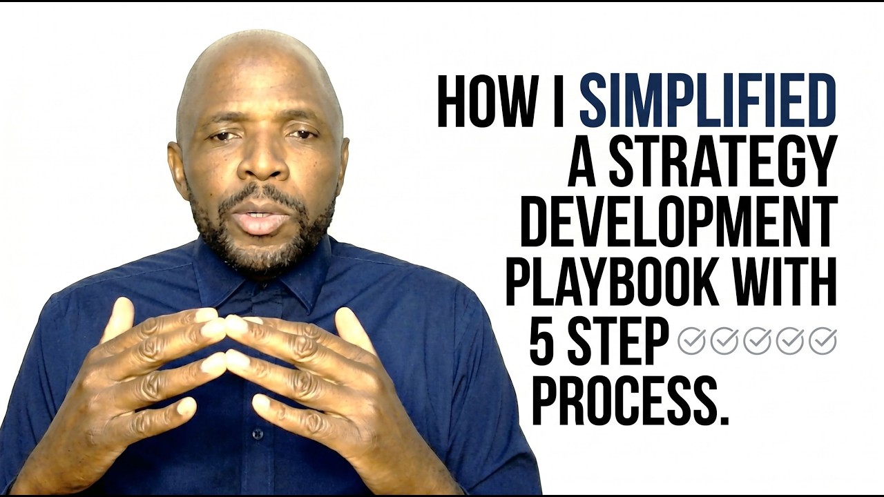 Strategy Playbook Simplified by a 5 Step Process
