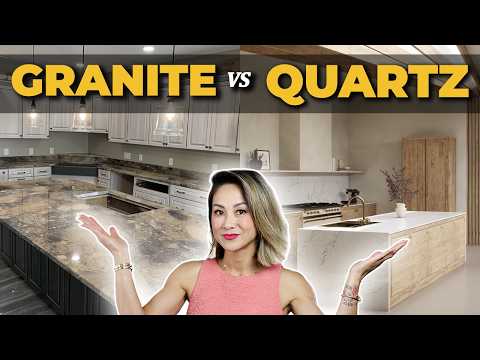 QUARTZ vs. GRANITE - The Ultimate Kitchen Countertops Showdown! | Julie Khuu