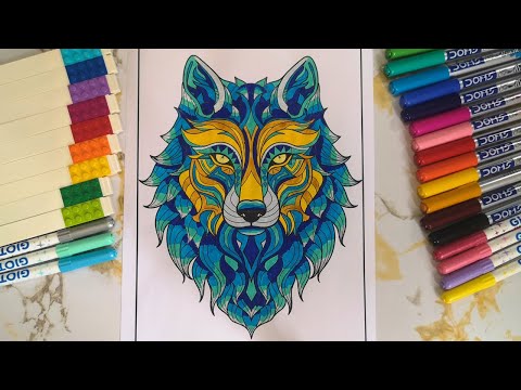 Wolf Coloring Pages Animals Coloring Images for Adults