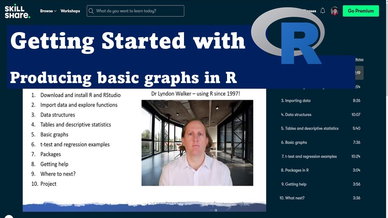 Producing basic graphs in R