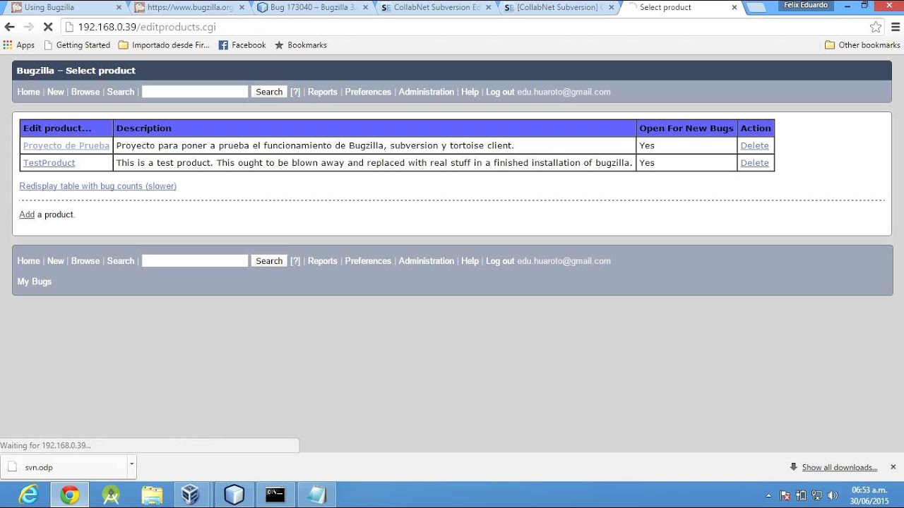 Subversion + Bugzilla Parte 3