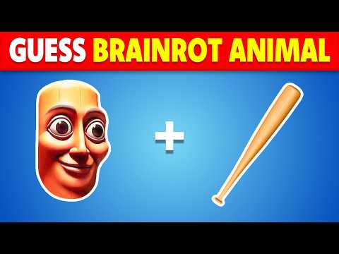 Guess The ITALIAN BRAINROT ANIMALS By Emoji | Tralalelo Tralala, Tung Tung Sahur, Brr Brr Patapim