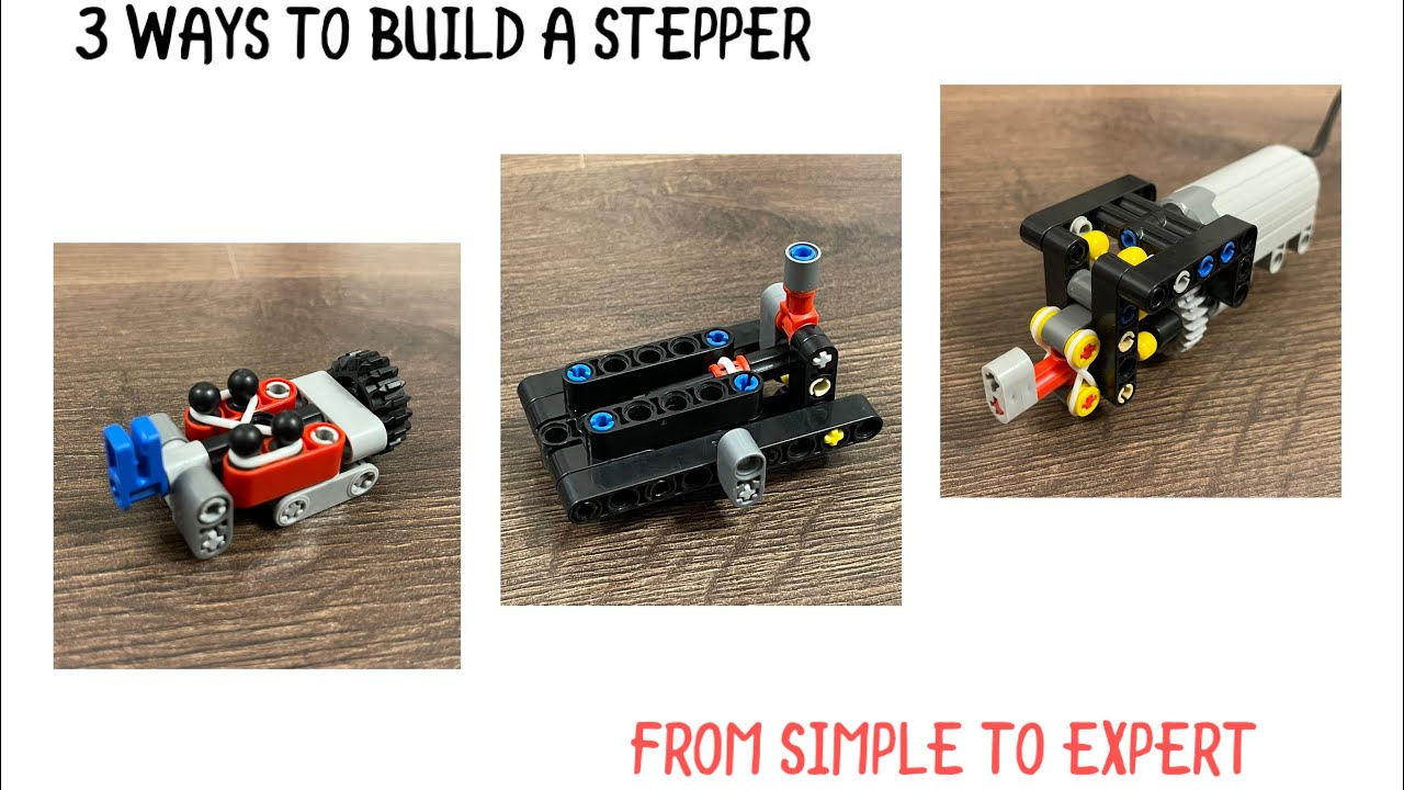 3 Ways to Build a Stepper | LEGO Technic