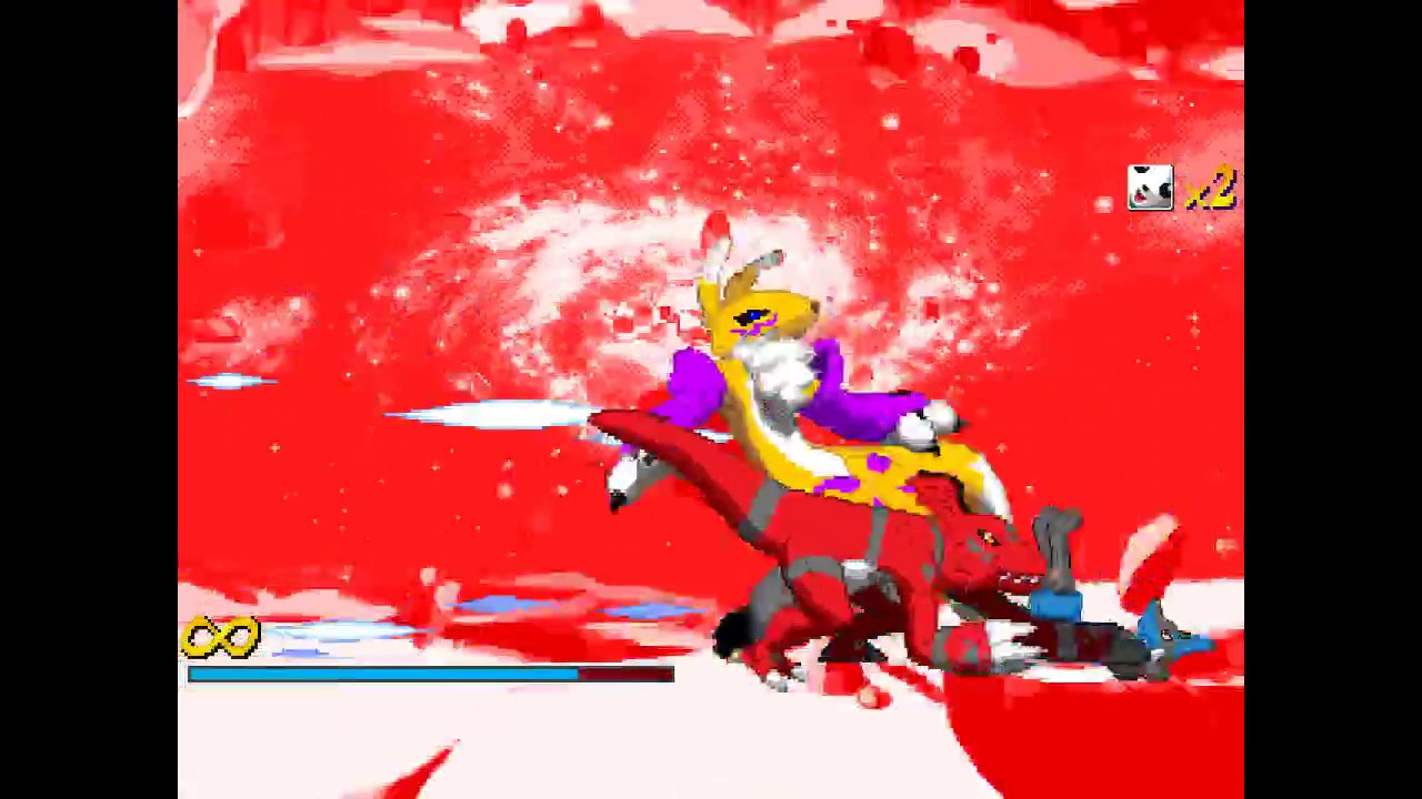 NICK54222 MUGEN: Lucario VS Renamon (AI-ONLY BATTLE)