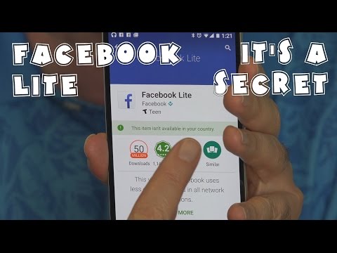 Facebook Lite- The Secret App | EpicReviewGuys in 4k CC
