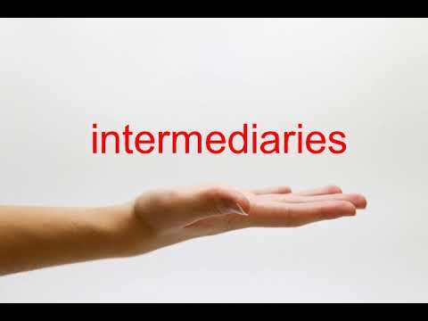 How to Pronounce intermediaries - American English