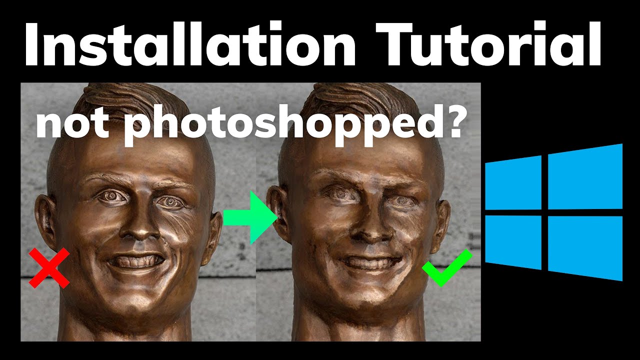 FaceBlit Windows Installation Tutorial
