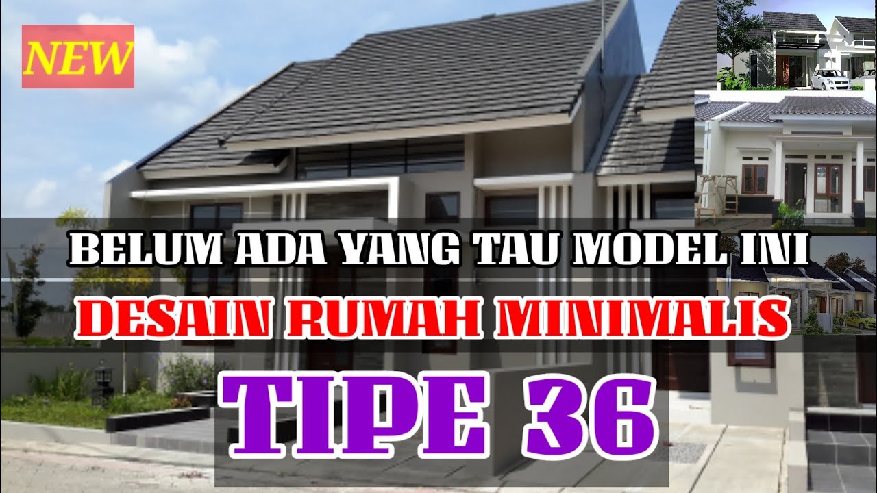 DESAIN RUMAH MINIMALIS TIPE 36,JARANG YANG TAU DESAIN INI