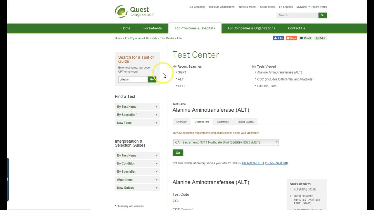 Looking Up Tube Colors For Commonly Ordered Lab Tests