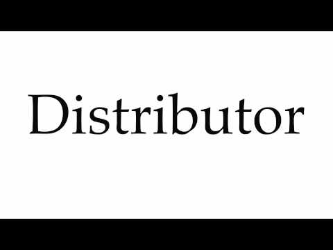 How to Pronounce Distributor