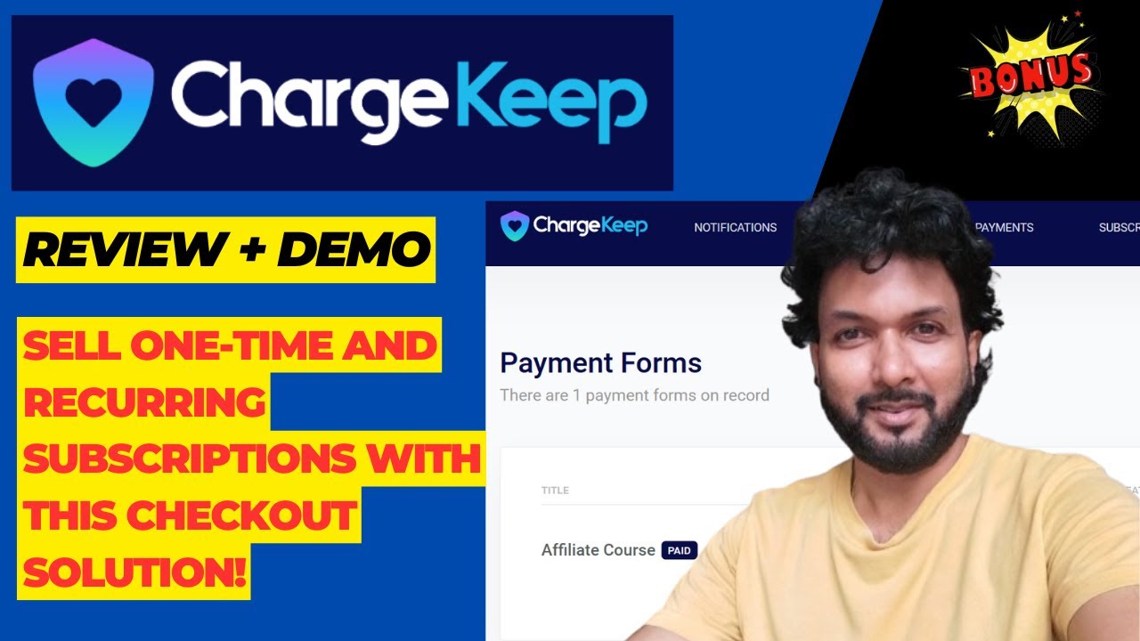ChargeKeep Review + Demo – Sell one-time and recurring subscriptions with this checkout solution!