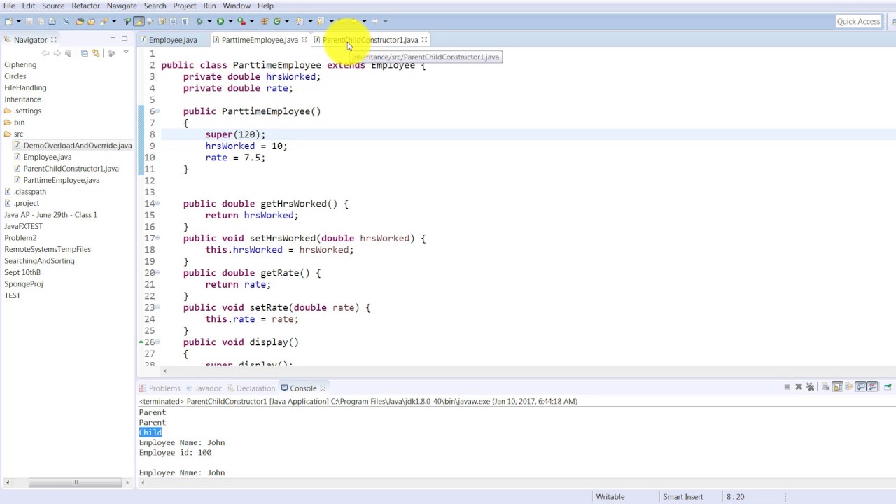 Java - Calling Overloaded Constructors During Inheritance