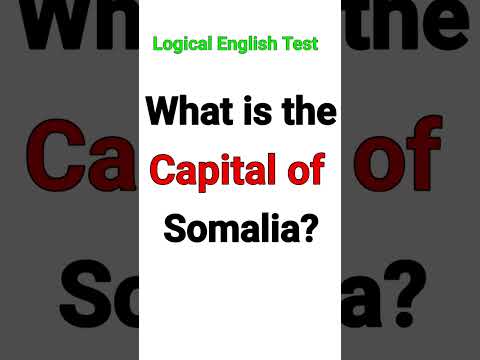 What is the Capital of Somalia || World General Knowledge Question Answers #quiz #gk #test #tiktok