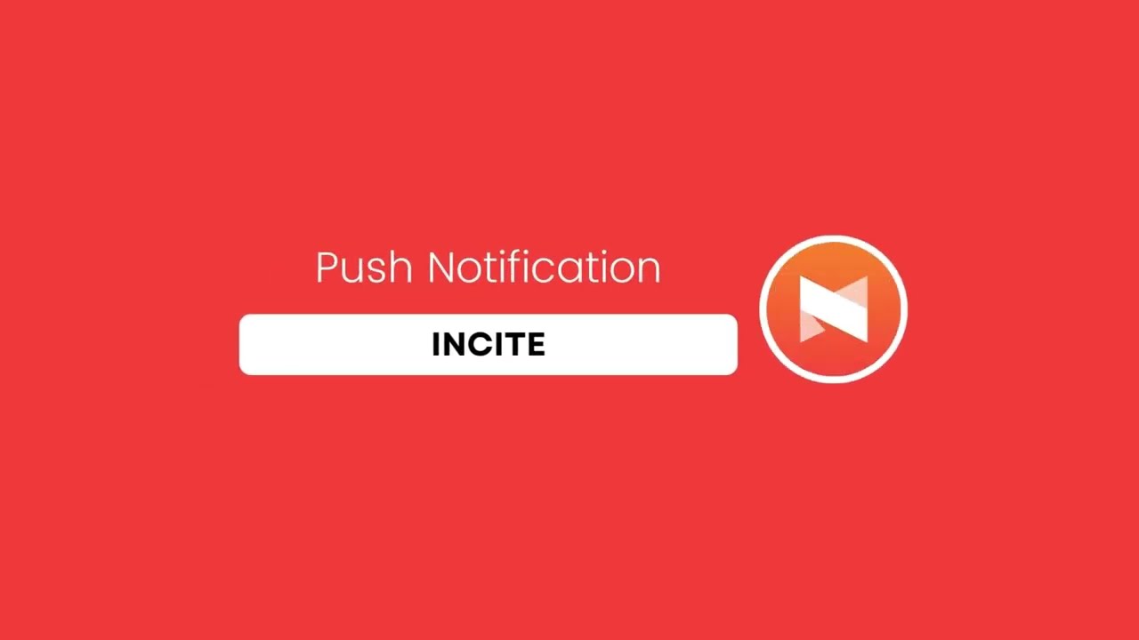 Push Notification - Admin Panel | Incite