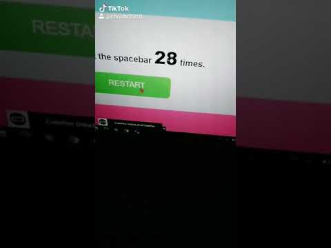 Space Bar clicker so close to 100