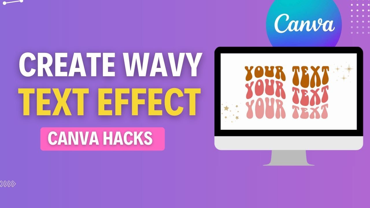 How to Create Wavy text Effect in Canva
