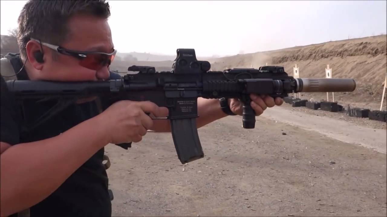 Cough! Cough!...HK 416 suppressed