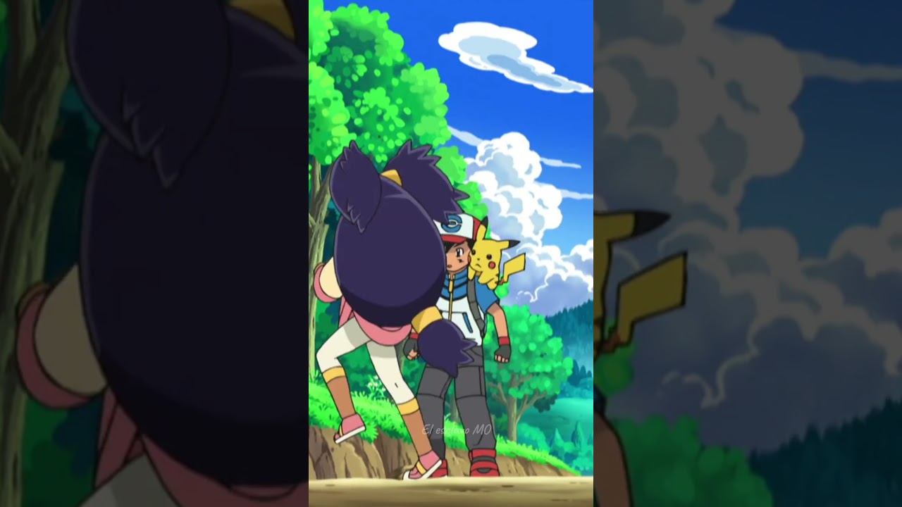 Ash e Iris discuten #pokemon #anime