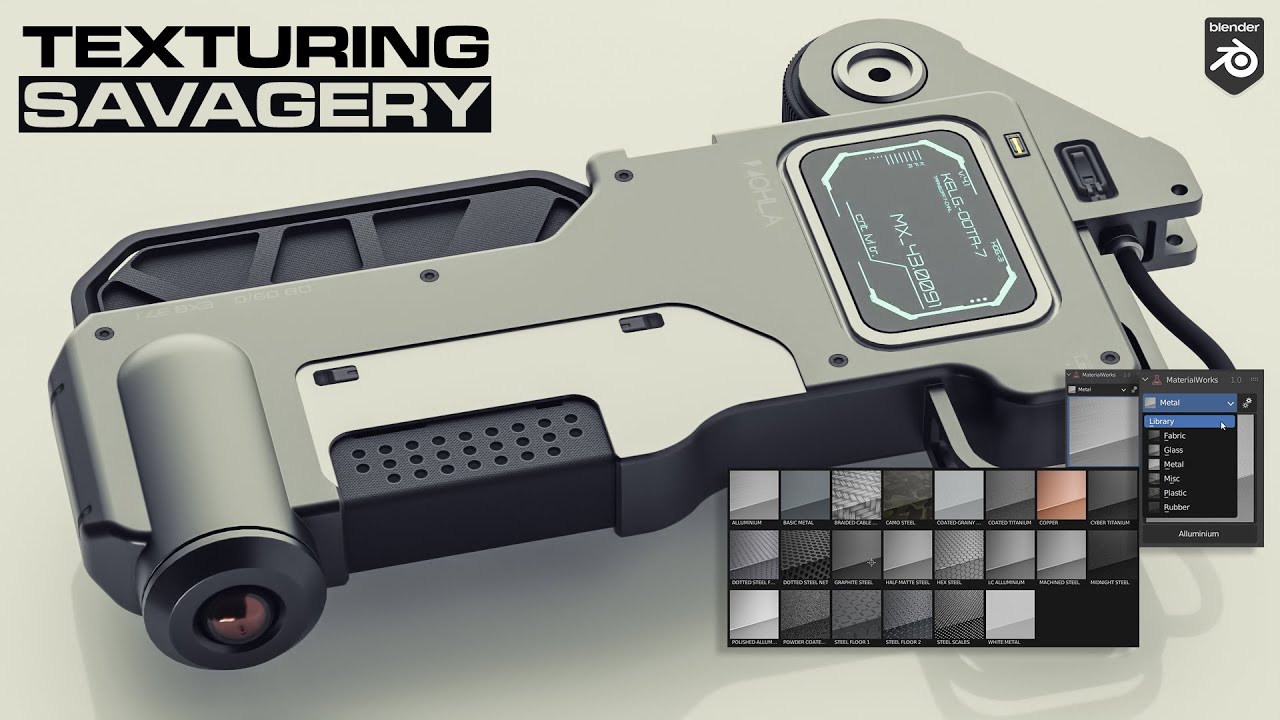 Material Works for Blender - Level Up your Folio