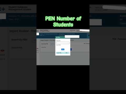HOW FIND THE PEN NUMBER OF A STUDENTS AT UDISE portal #udiseplus #udise #nmms2025 #nsp #admission