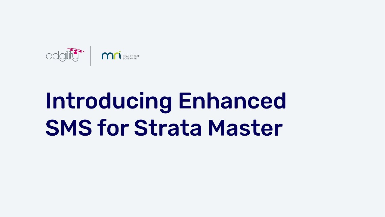Strata Master Enhanced SMS