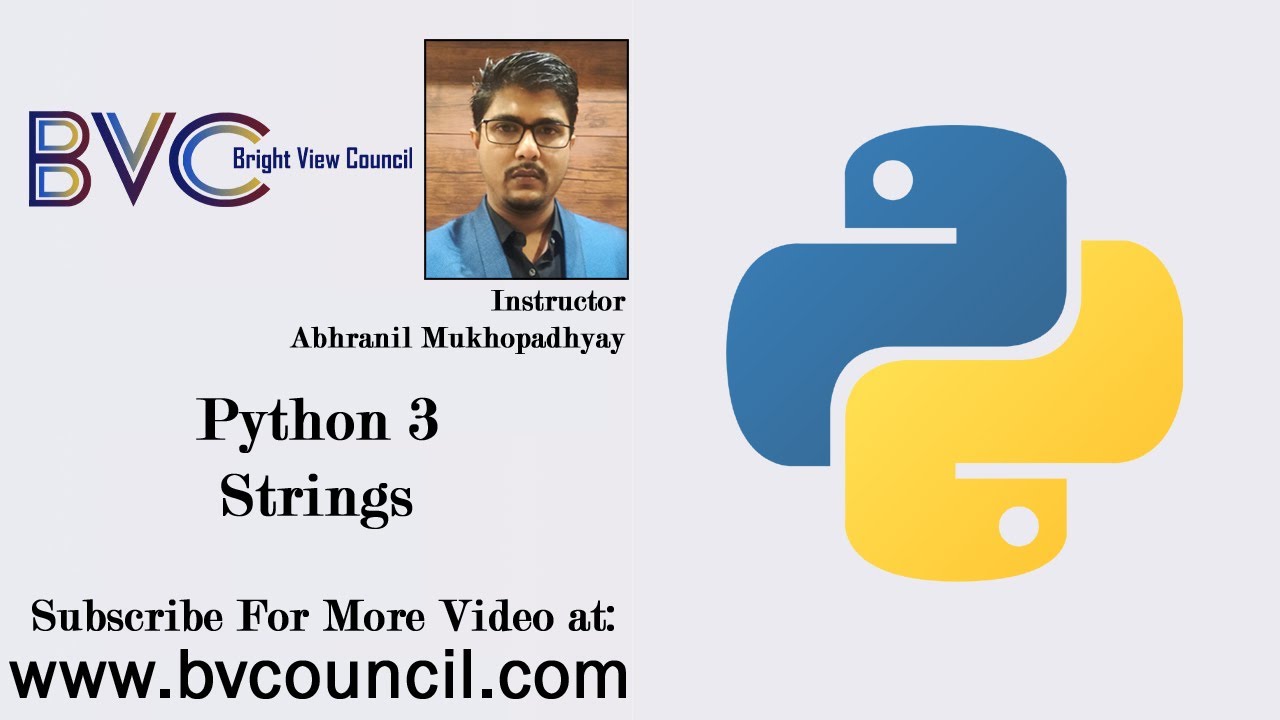 Python 3 Tutorial In Bengali - Strings - Class 9