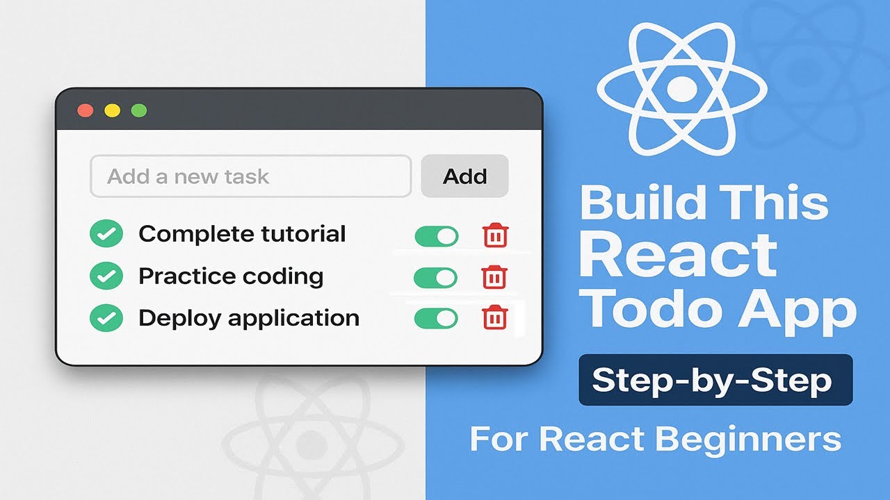 React Todo App Tutorial – Build with React Hooks from Scratch