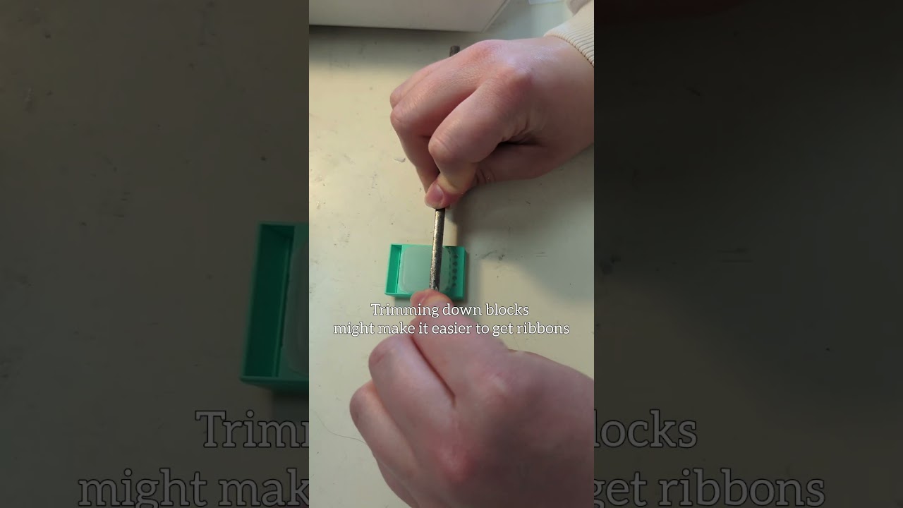 Sectioning Hacks! #biomedicalscience #biomedicalscientist #Science