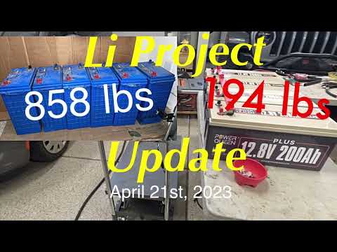 LITHIUM PREP & Wanderlodge M380 gets LiFeP04's plus One-Take Project Updates in the Shop - 4/21/2023