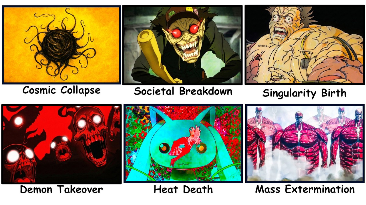 World Ending THREATS in Anime