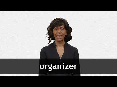 ORGANIZER definition and meaning | Collins English Dictionary