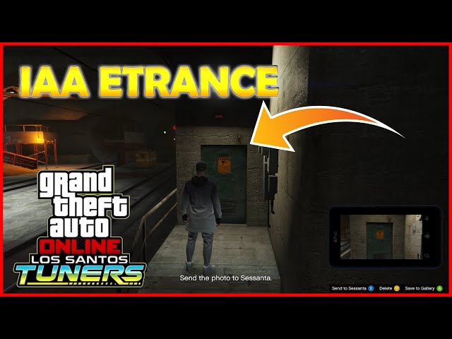 Where to find the IAA entrance in GTA Online