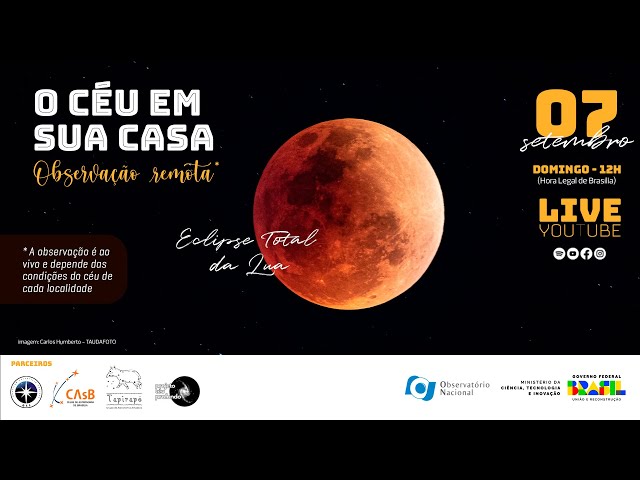 Veja como assistir ao eclipse lunar total deste domingo (7) - O SERINGAL