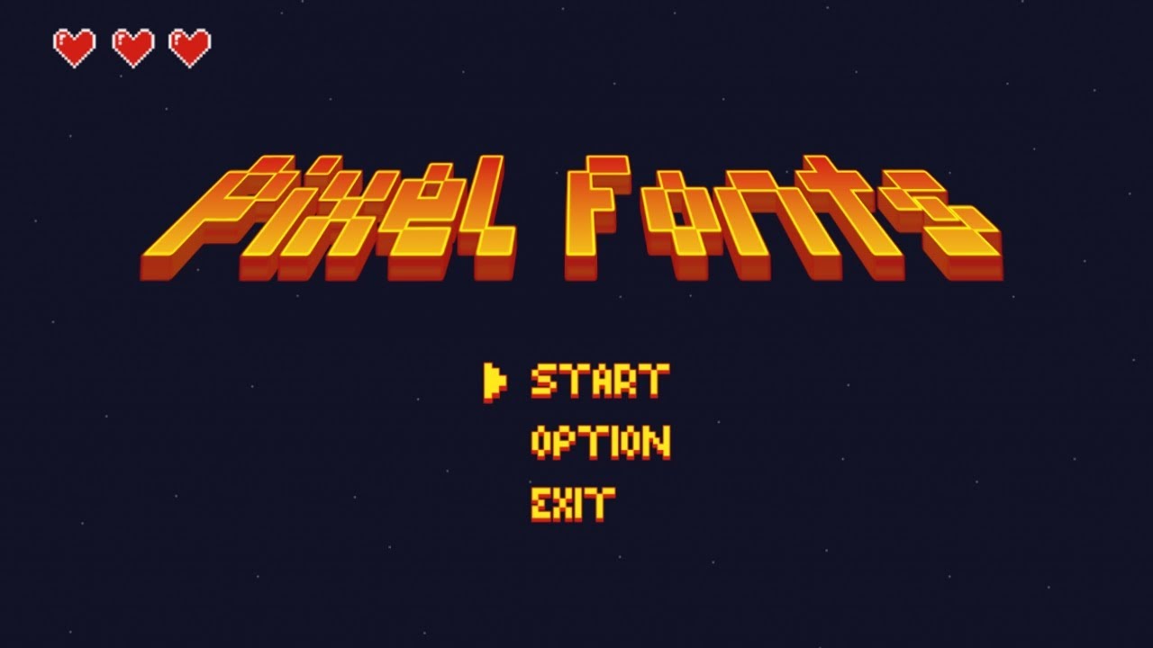 CUTE AND AESTHETIC PIXEL FONTS || moonbeige