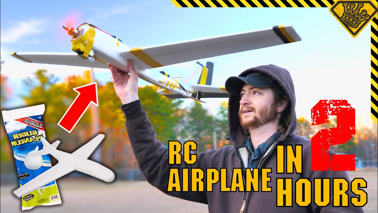 🛫 Transforming a $5 Glider into a High-Flying RC Plane! 🛠️🌟
