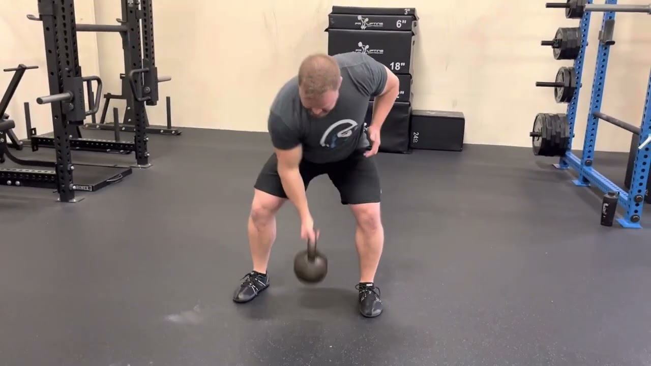 KB Bent Over Row Alternating Drop-Catch