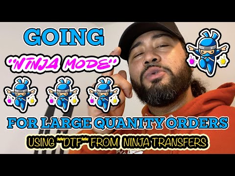 No More Weeding Vinyl | 4 Hoodies 2 T Shirts 1 Jersey Done Under An Hour Using Ninja Transfers DTF