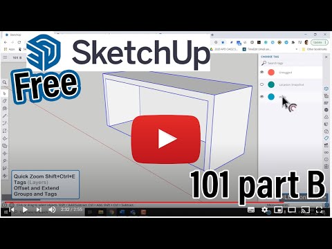 2021 SketchUp Free 101 part B