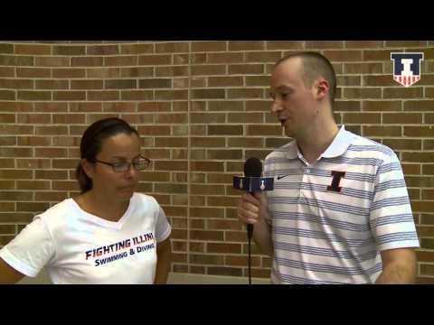 Illinois Swimming & Diving Head Coach Sue Novitsky vs Iowa Post Meet Interview 1/17/15