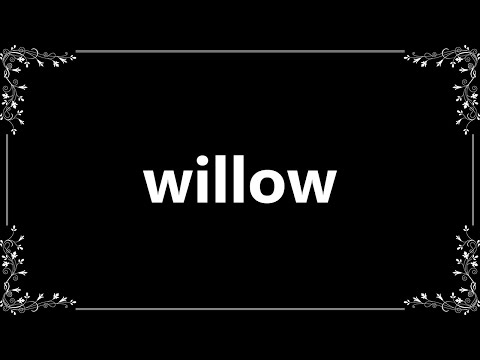 Willow - Meaning and How To Pronounce